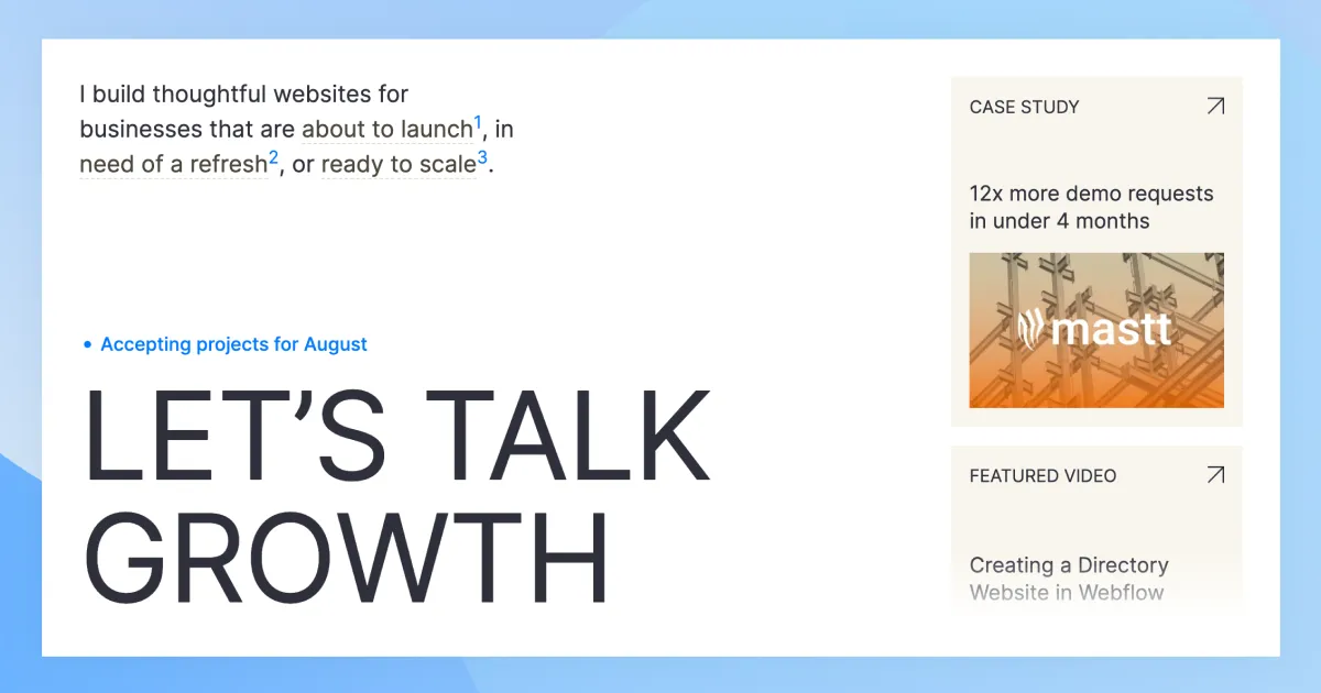 Nikolai Bain | Webflow Website Development Agency